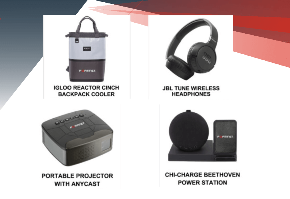 Fortinet LouMUG Raffle Prize Flyer - Louisville's Microsoft Users Group